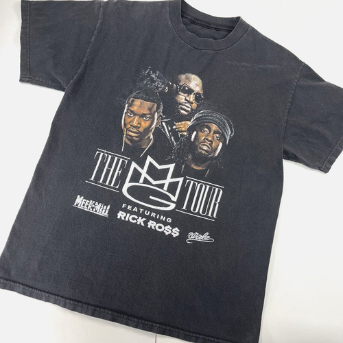 Rick Ross T Shirt Medium MMG Tour Concert Rap Hip Hop Wale Meek Mill ...