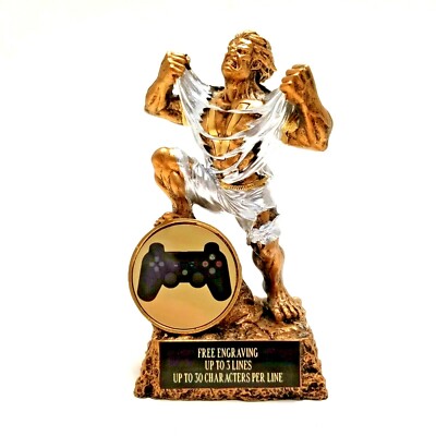 PLAYSTATION CONTROLLER VICTORY MONSTER TROPHY- FREE ENGRAVING | eBay