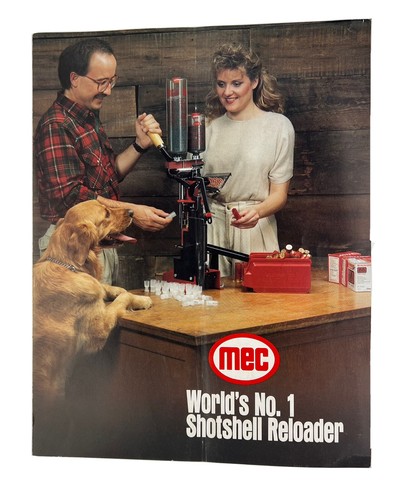 1990 Mec Worlds No. 1 Shotshell Reloader Vintage Brochure Poster ...