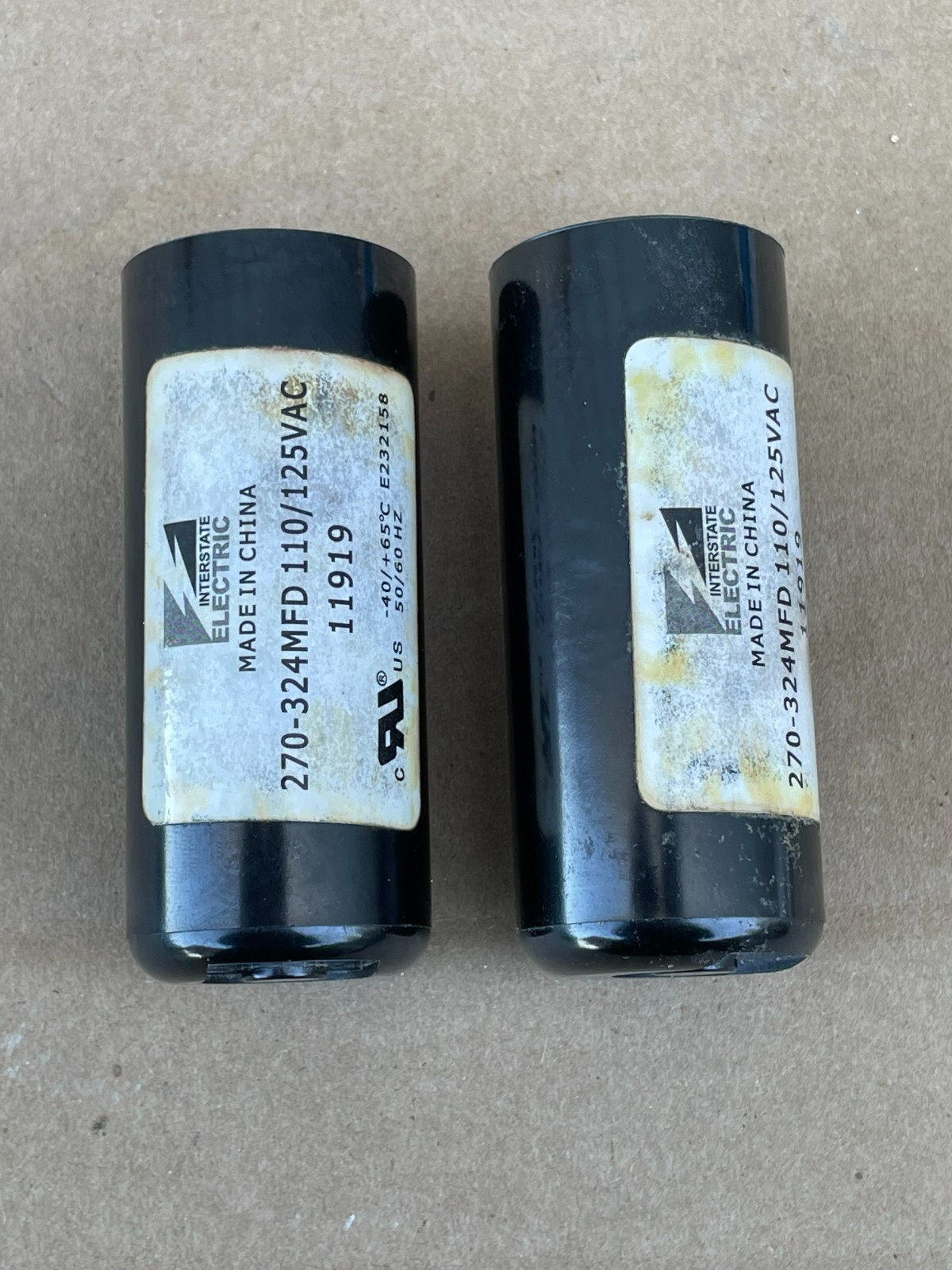 11919 MARS 270-324Mfd 110/125V Star Capacitor 11919 (Lot of 2) | eBay