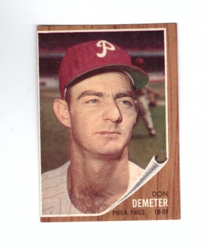 1962 Topps Baseball card #146 Don Demeter Phillies | eBay