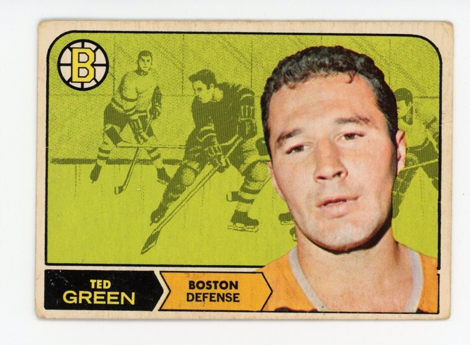 1968-69 OPC O-Pee-Chee #10 FRED STANFIELD Boston Bruins GD/VG Rare ...