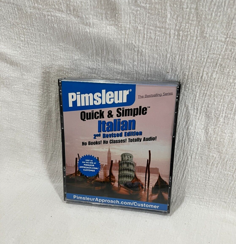 PIMSLEUR QUICK & SIMPLE ITALIAN AUDIO Lessons 2ND Revised Edition CD ...