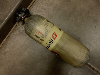 Scott 4500PSI 60MIN Firefighter SCBA Bottle Tank Cylinder Mfr 2011 ...