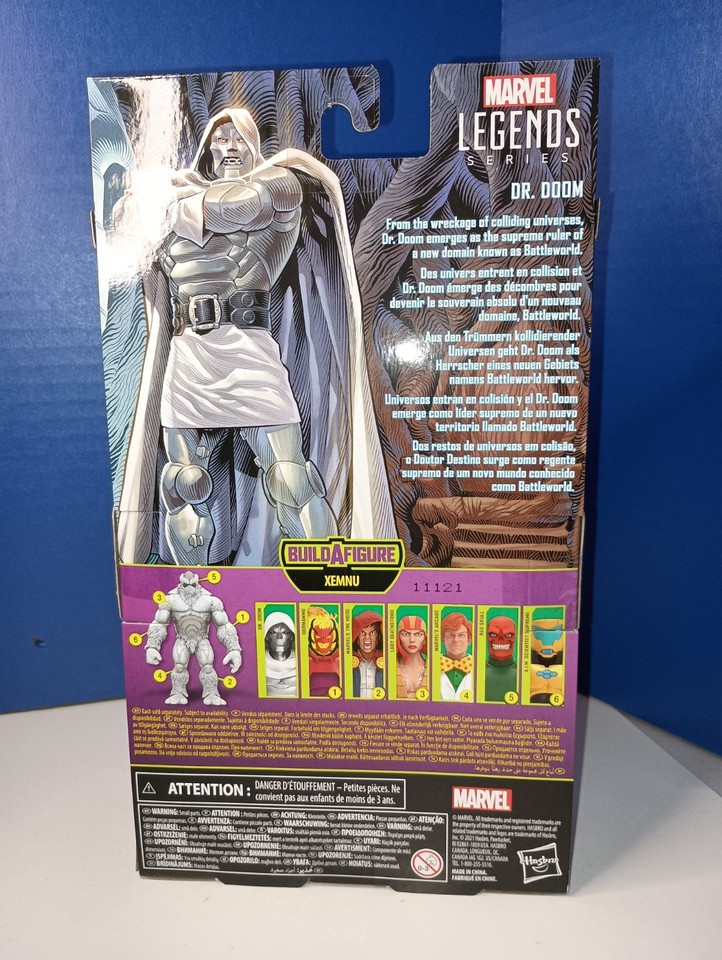 Hasbro Marvel Legends Series Super Villains Dr. Doom Xemnu BAF 6 ...