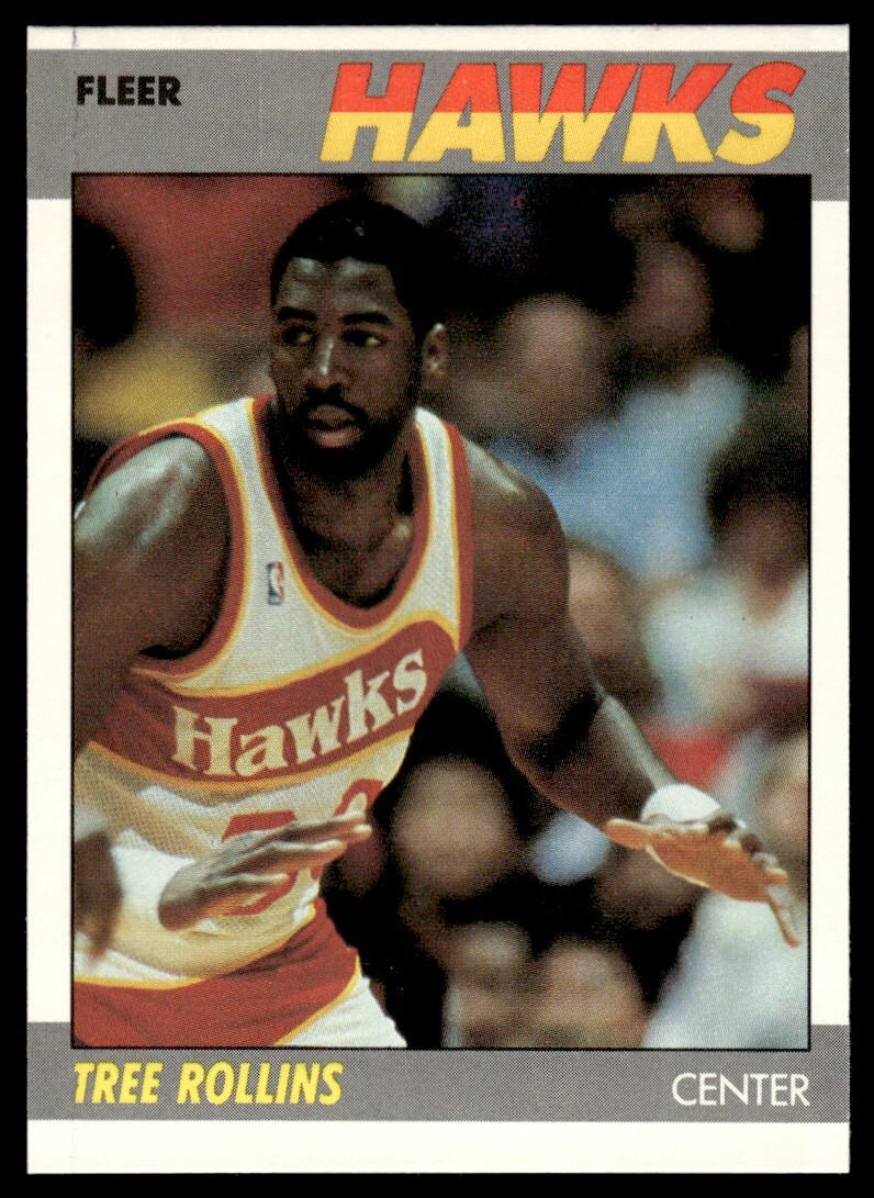 1987-88 Fleer (Beauty) Tree Rollins Atlanta Hawks #94 | eBay