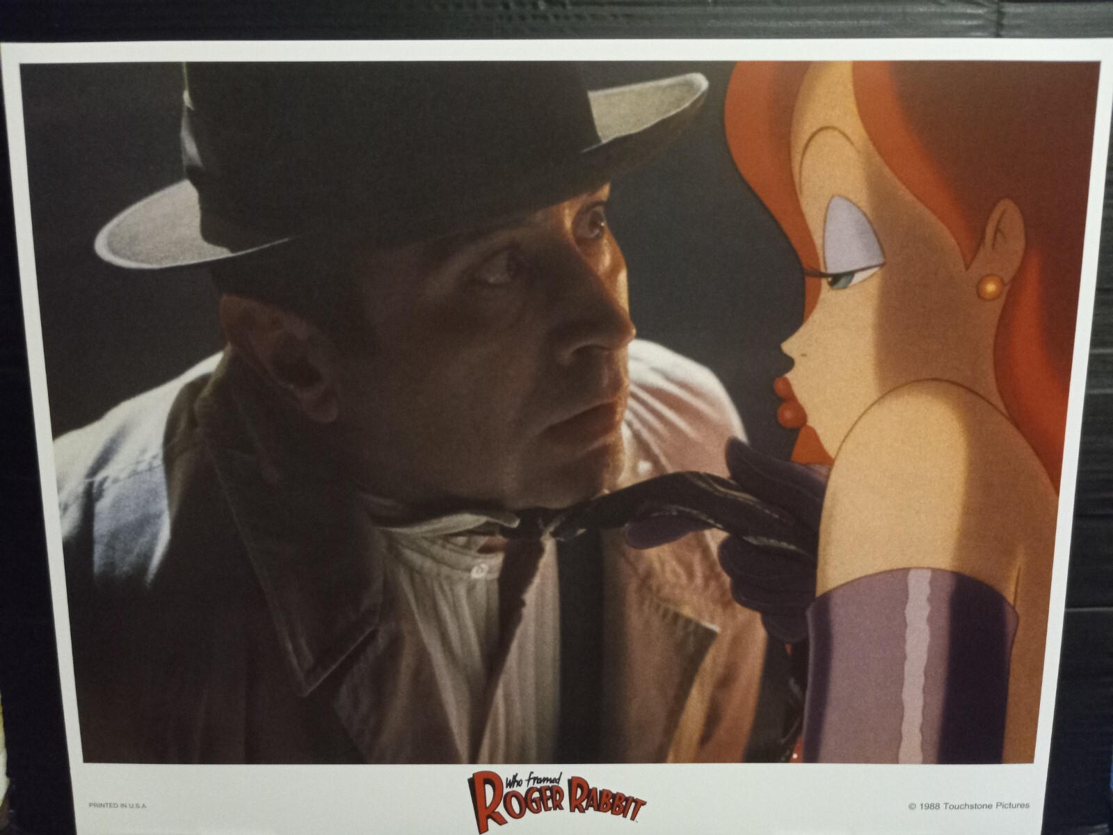 Lobby Card 1988 WHO FRAMED ROGER RABBIT toon Jessica Rabbit B Hoskins ...