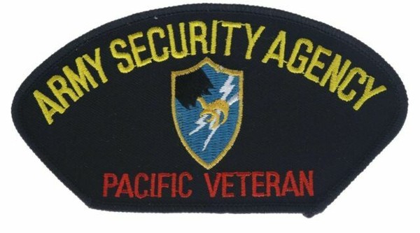 ASA Pacific Veteran Army Security Agency Iron on Hat Shoulder Patch ...