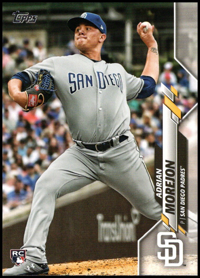 2020 Topps #348 Adrian Morejon RC - Padres | eBay