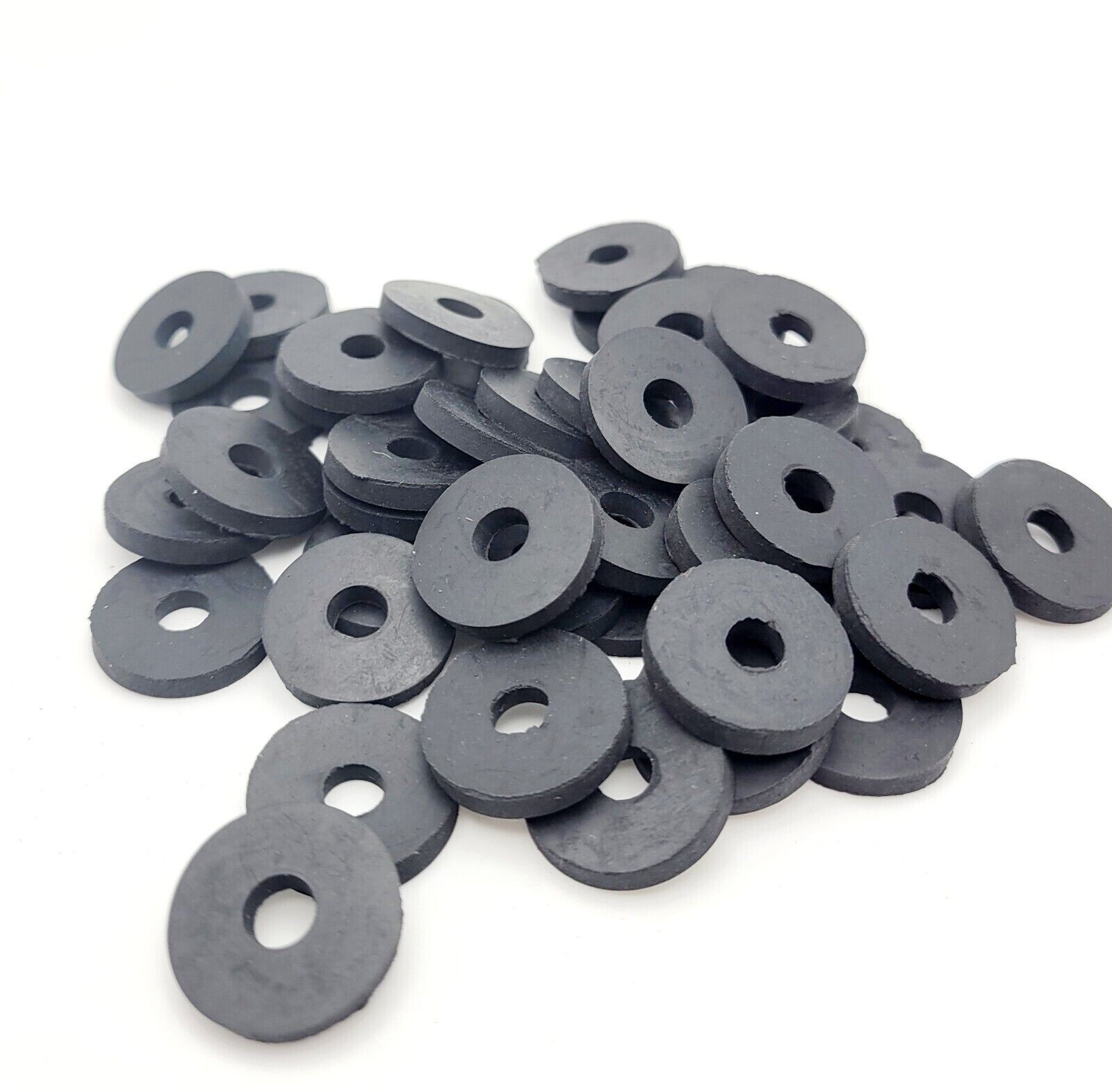 1/4" ID Rubber Flat Washers 3/4" OD 1/8" Thick EPDM Sealing Gasket ...