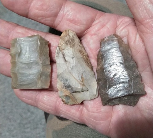 Clovis/Cumberland Fluted Midsections & Paleo Blade, N AL, Authentic Arrowheads | eBay