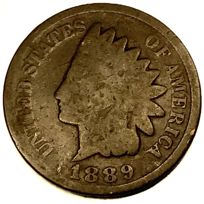 1889 Indian Head Cent Penny Good Condition 1c One Cent US Coin- 2103 | eBay