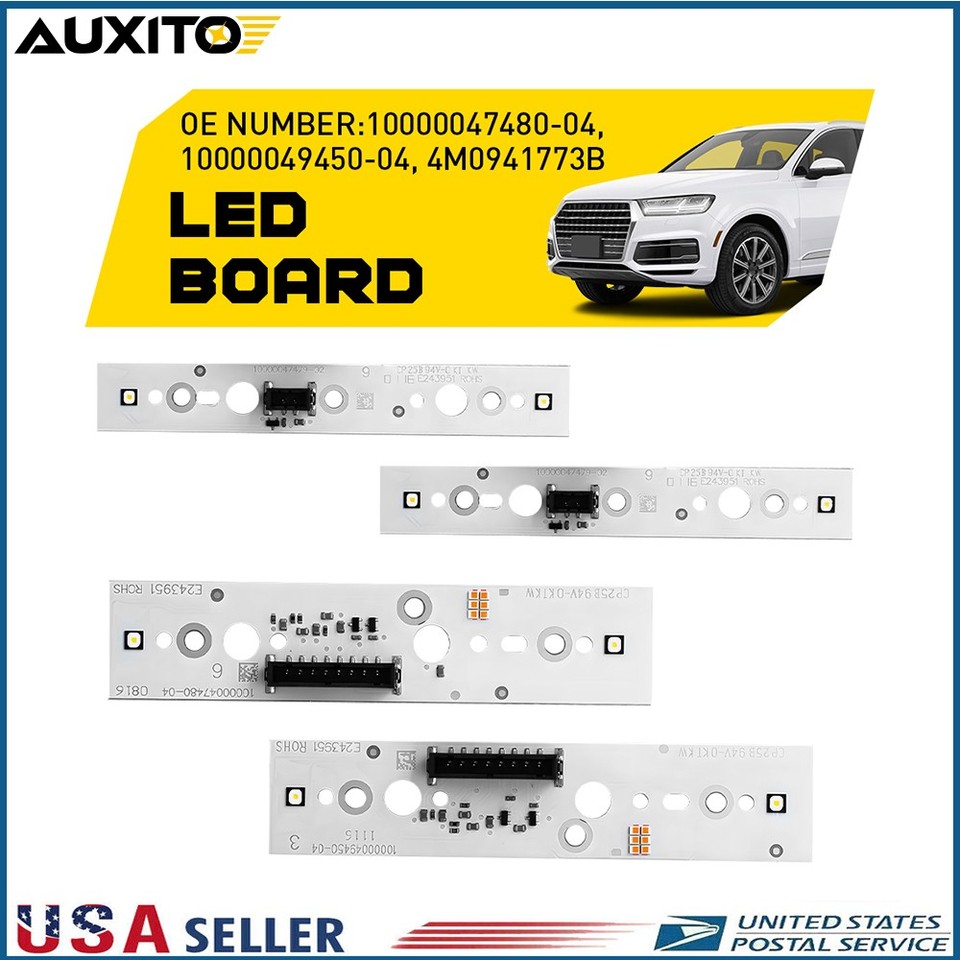 4X LED DRL Turn Signal Boards Left&Right For 2017-2019 Audi Q7 LED ...