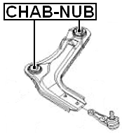 Arm Bushing Front Arm Febest CHAB-NUB Oem 96308002 | eBay