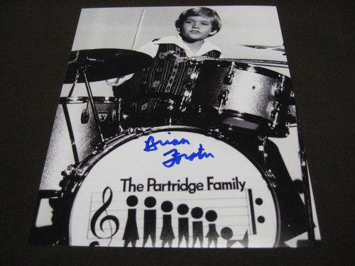 THE PARTRIDGE FAMILIES CHRIS, BRIAN FORSTER AUTOGRAPHED 8X10 PHOTO W ...