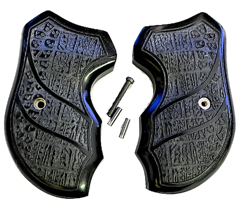 fits all Charter Arms Grips universal fit Rosewood Gator hide wrap ...