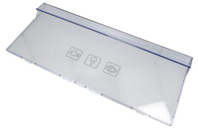 Genuine Beko Middle Freezer Drawer Clear Front Panel Flap Cover Handle ...