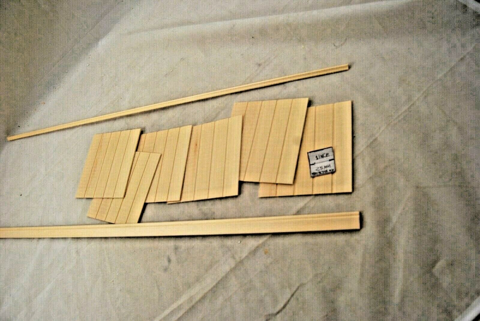 TALL WAINSCOT KIT #2 w/ Baseboard & Chair Rail - 22" Long dollhouse 1/ ...