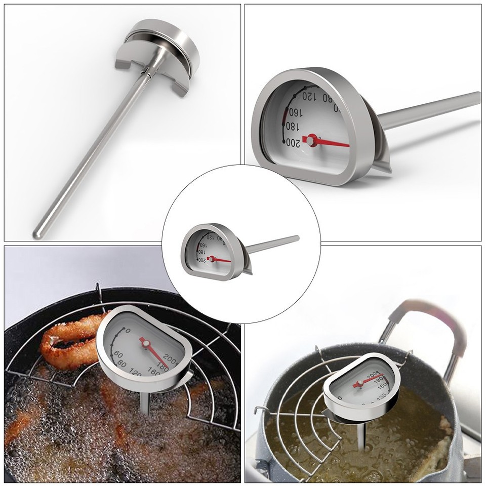 Dial Cooking Barbecue Kitchen Oil Temperature Meter Bbq Grill | eBay ...