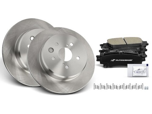 For 2016-2017 Lexus IS300 Brake Pad and Rotor Kit Rear APR 81975TDDC 3 ...