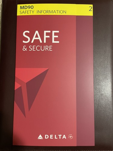 11/2015 DELTA AIRLINES SAFETY CARD MD90 | eBay