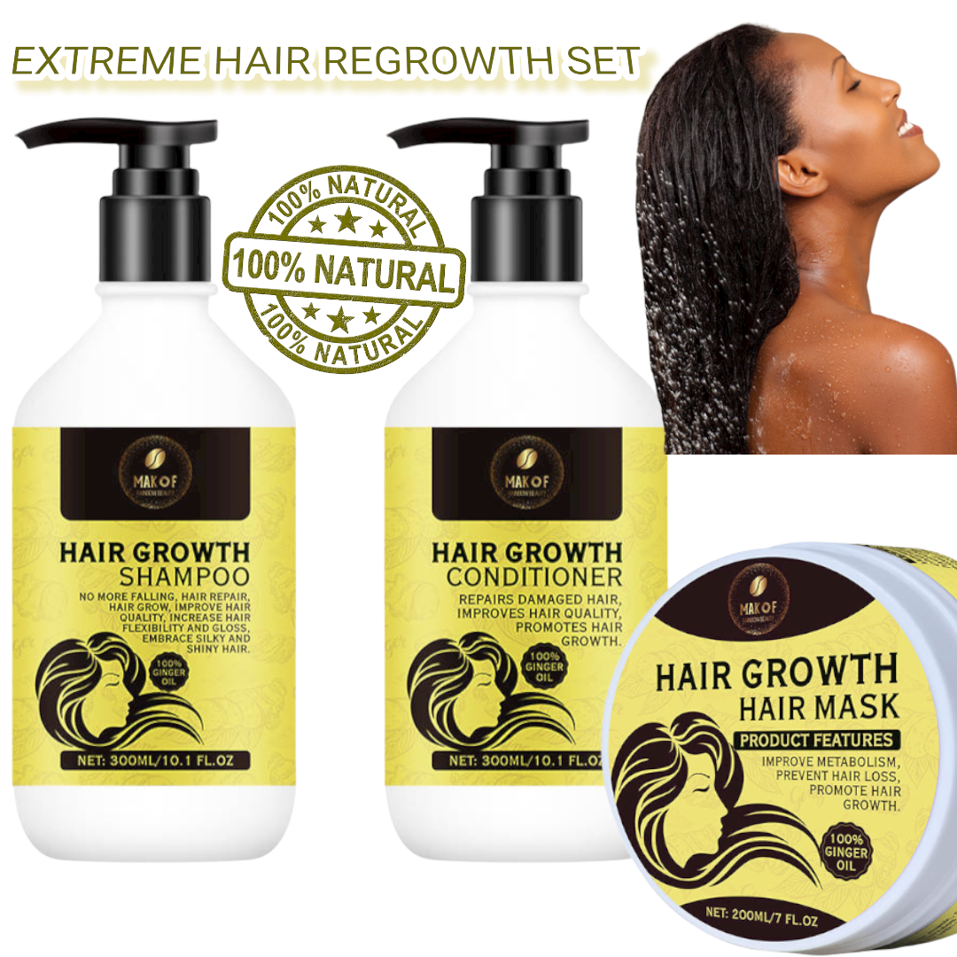 Ultimate Growth Repair Set Shampoo Conditioner Hair Mask Growth Nuspa
