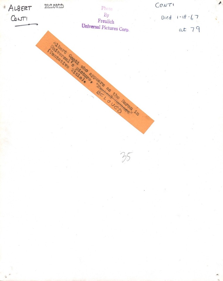 Albert Conti (1940s) Original Vintage Handsome Photo by Freulich K 380 | eBay