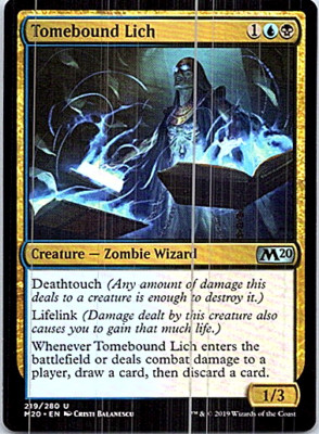 Tomebound Lich Magic The Gathering 2020 Core Set Light Play | eBay