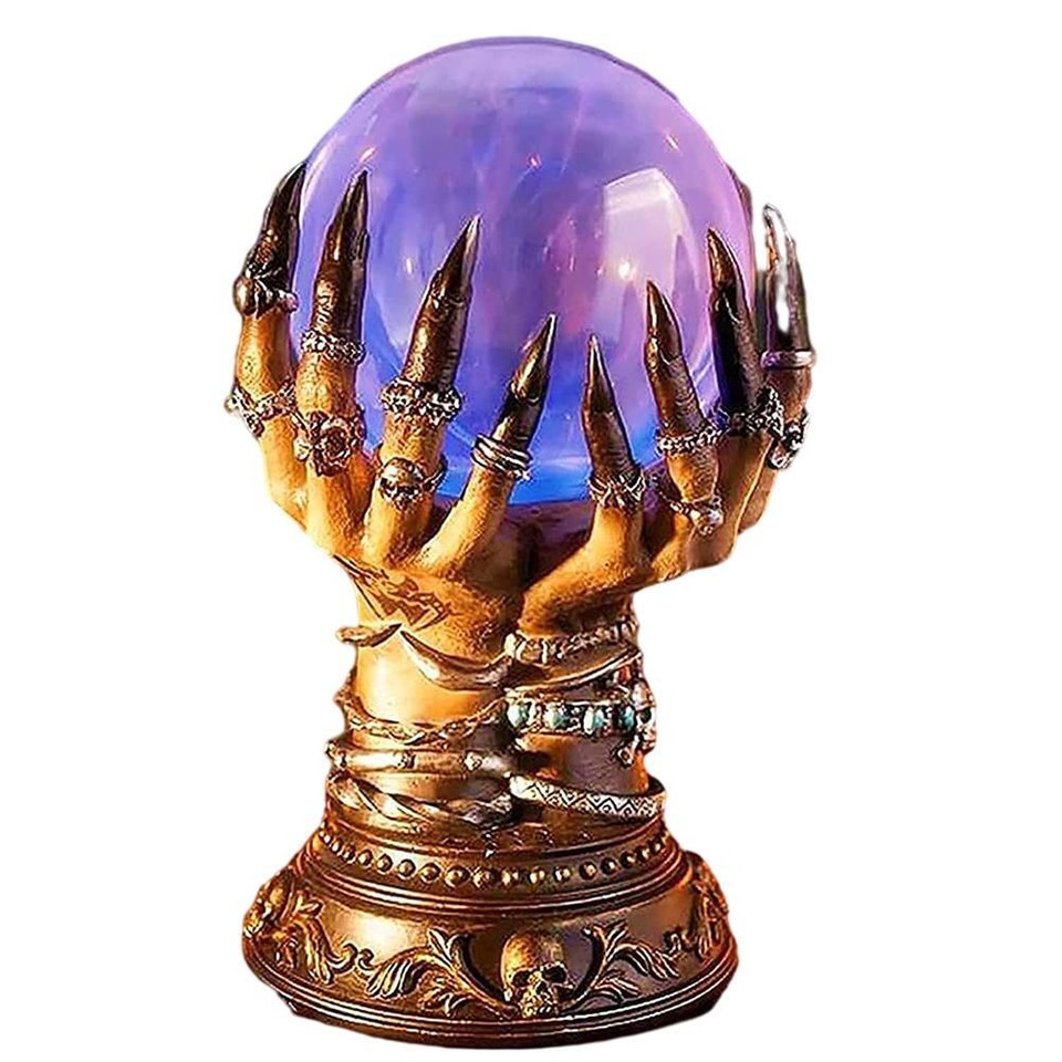 Halloween Crystal Ball Witch Celestial Crystal Ball Flashing Crystal | eBay