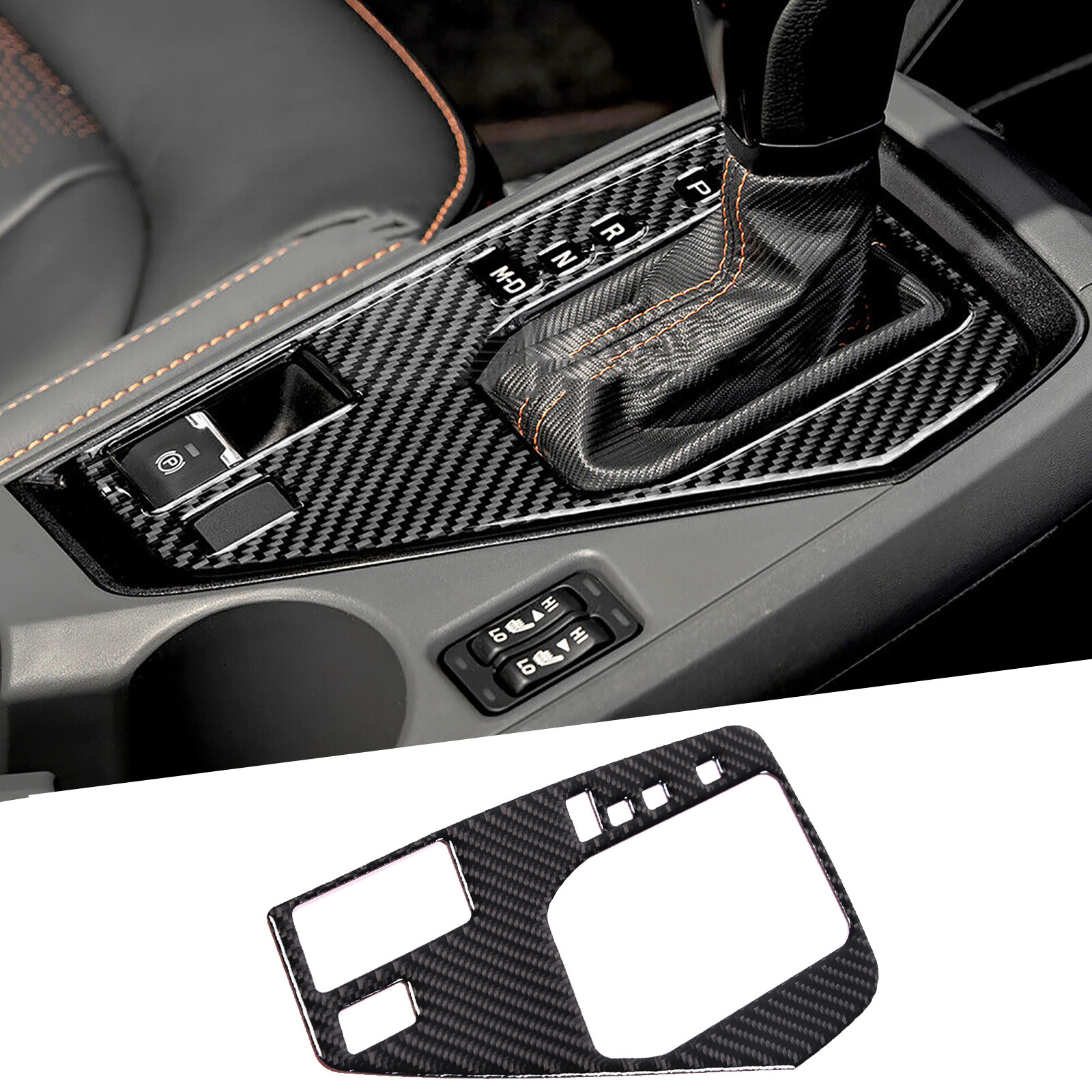 Carbon Fiber Center Gear shifter Panel Trim Sticker Fits Subaru ...