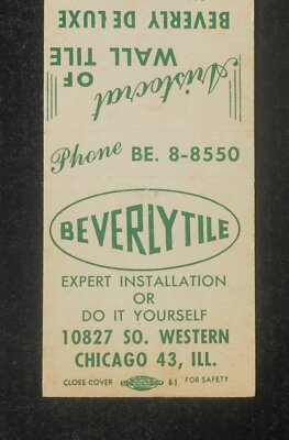 1940s Beverly Tile Expert Installation or Do It Yourself 10827 Western ...