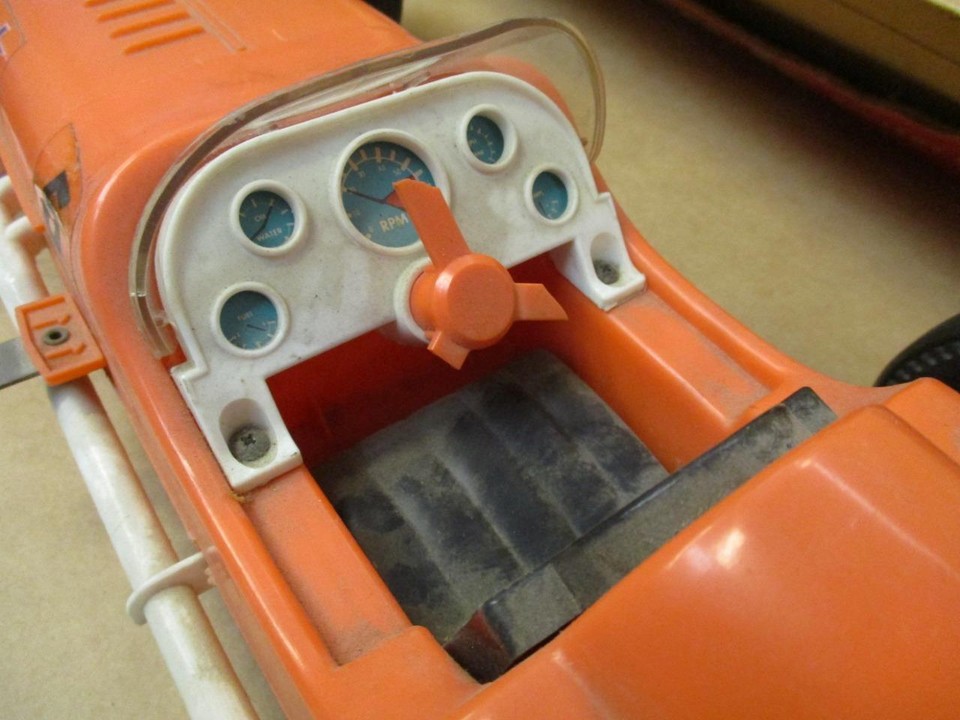 Vintage Remco Shark Battery Powered Indy Tether Car with Box | eBay