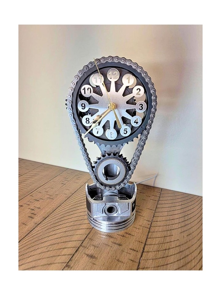 Chevy Small Block Rotating Timing Chain Clock by Clock9nine | eBay