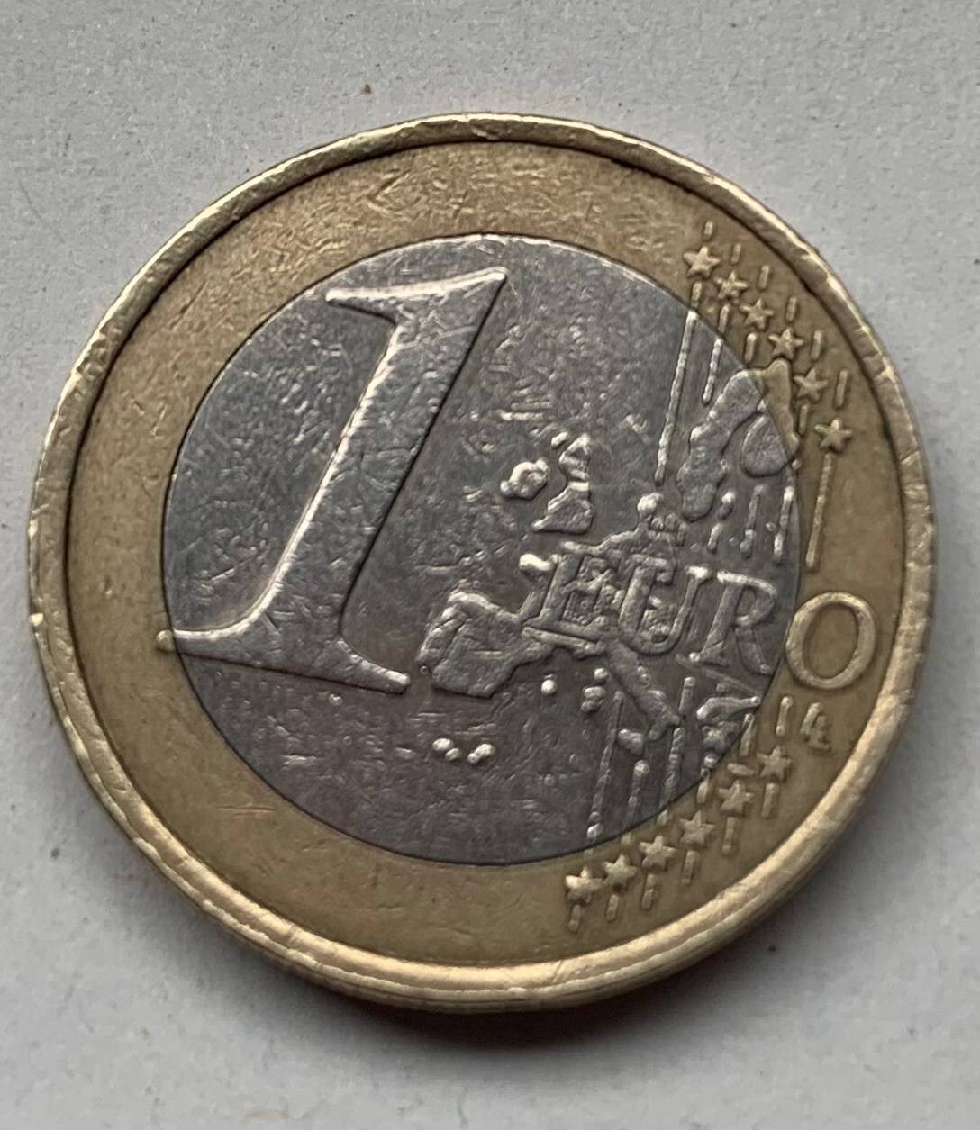 1 Euro Coin/ France 1999 very rare hard to find EXCELLENT CONDITION and ...