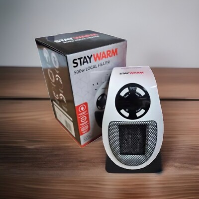 Electric Heater Plug In To Wall Socket - Staywarm Small 500w Portable ...