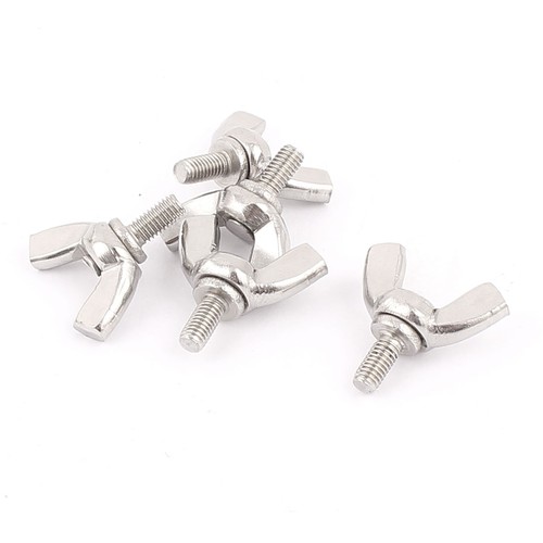 5pcs 304 Stainless Steel M3x6mm Wide Wing Head Screw Bolts Fasteners ...