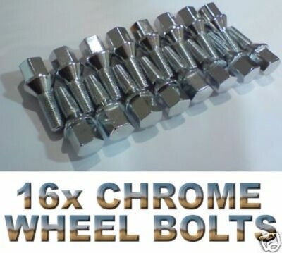 16 Alliage Chrome Roue Boulons Citroen C2 C3 C5 Saxo C4 | eBay