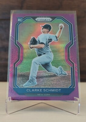 2021 Panini Prizm #75 Clarke Schmidt Purple Prizm Rookie RC Yankees | eBay