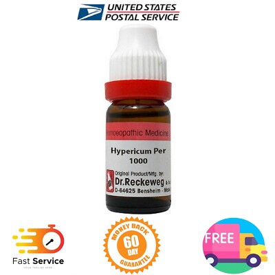 Dr. Reckeweg Homeopathy Hypericum Perforatum (11 ml) (Select Potency ...