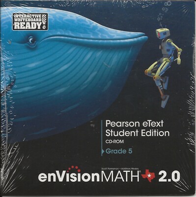 enVisionMATH 2.0 Pearson eText Student Edition CD-ROM Grade 5 | eBay