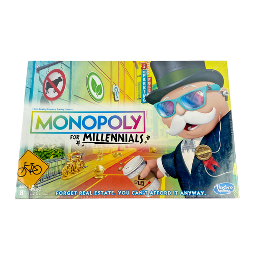 Monopoly for Millennials Millenials Board Game NEW Hasbro Ages 8+ | eBay