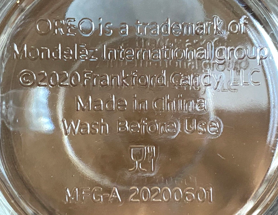 Oreo Cookies ~ Set of 3 Glass Mugs with Oreo Logo ~ EUC | eBay