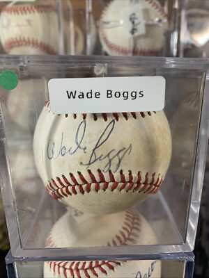 Wade Boggs Signed Auto Rawlings Official League Baseball HOF | eBay