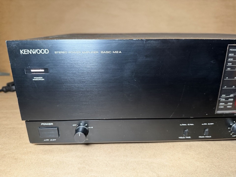 Kenwood Basic M2A Stereo Power Amplifier Powers On FOR PARTS AS IS | eBay