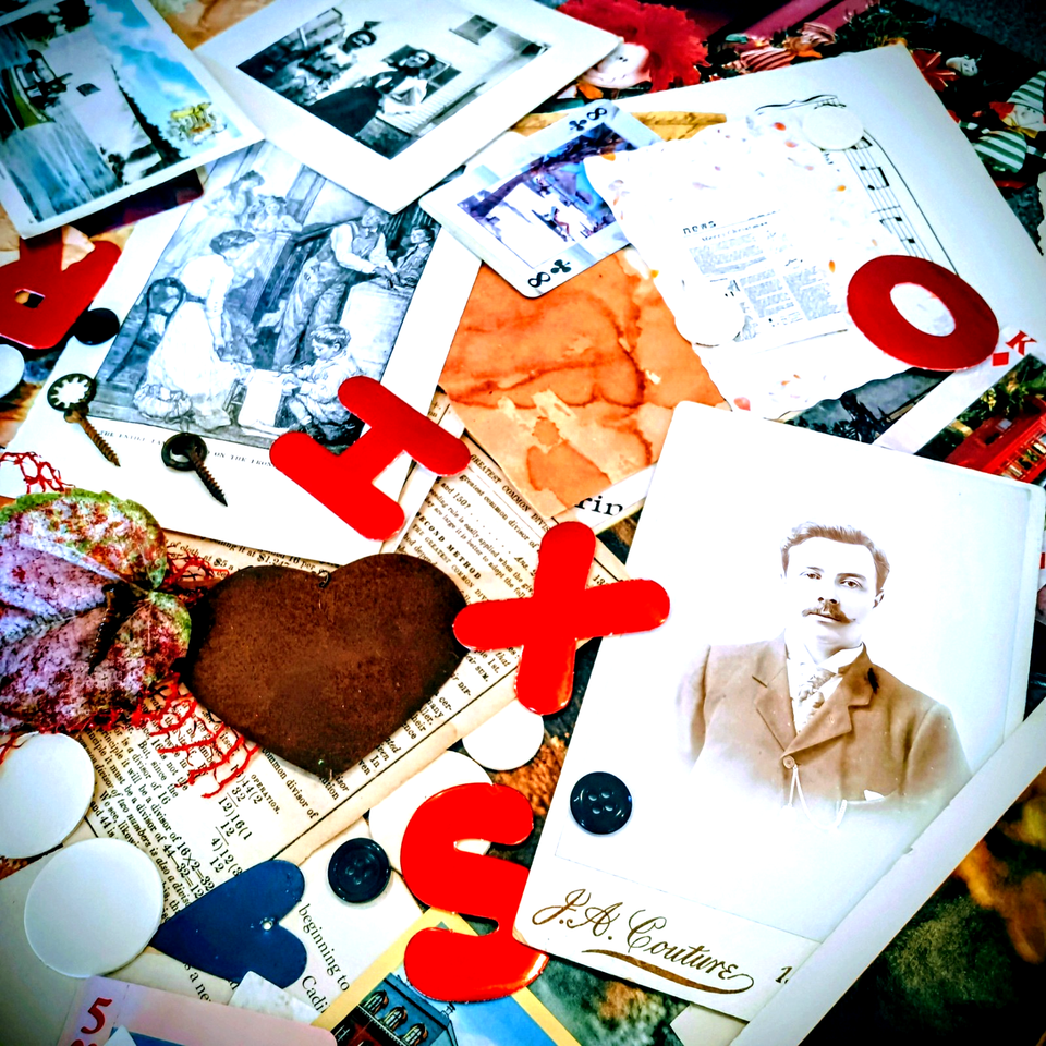 200 Pieces for Junk Journal Mixed Media Ephemera Kit Vision Boards ...