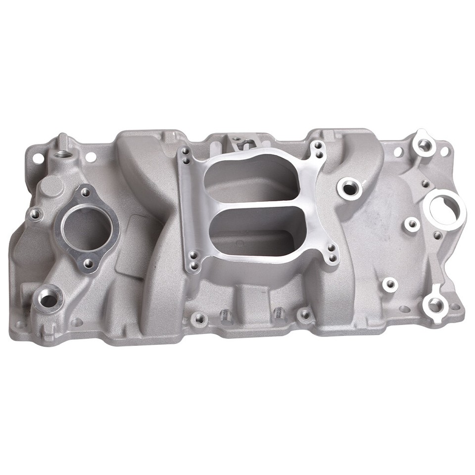 Dual Plane Carb Aluminum Intake Manifold for Chevy Small Block 305 327 ...