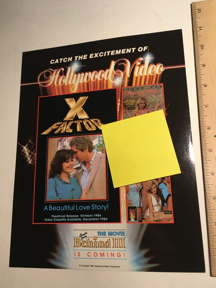 1984 T33m Age Games 2 page VHS RELEASE PROMO AD SLICK vcx essex | eBay