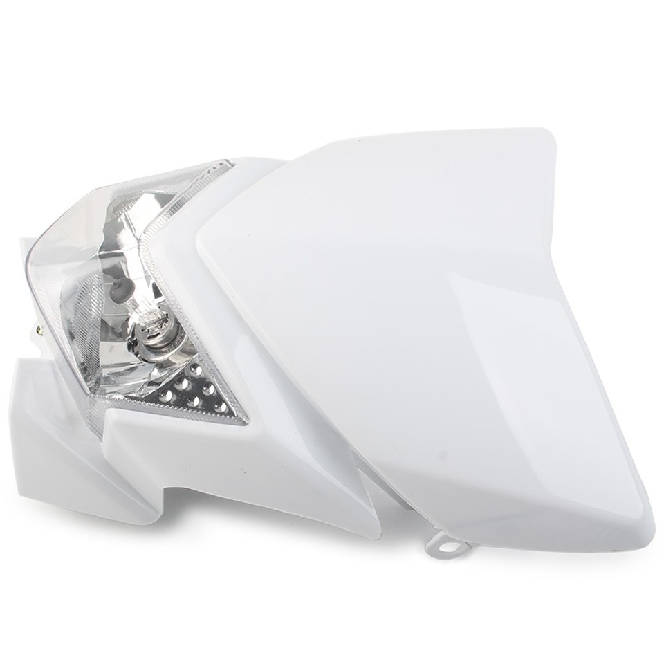 1x Motorcycle Front Headlight Head Lamp12v 35w Mx Enduro Dirt Trail ...