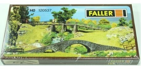 Faller B537 HO 2 Small Bridges Building Kit | eBay