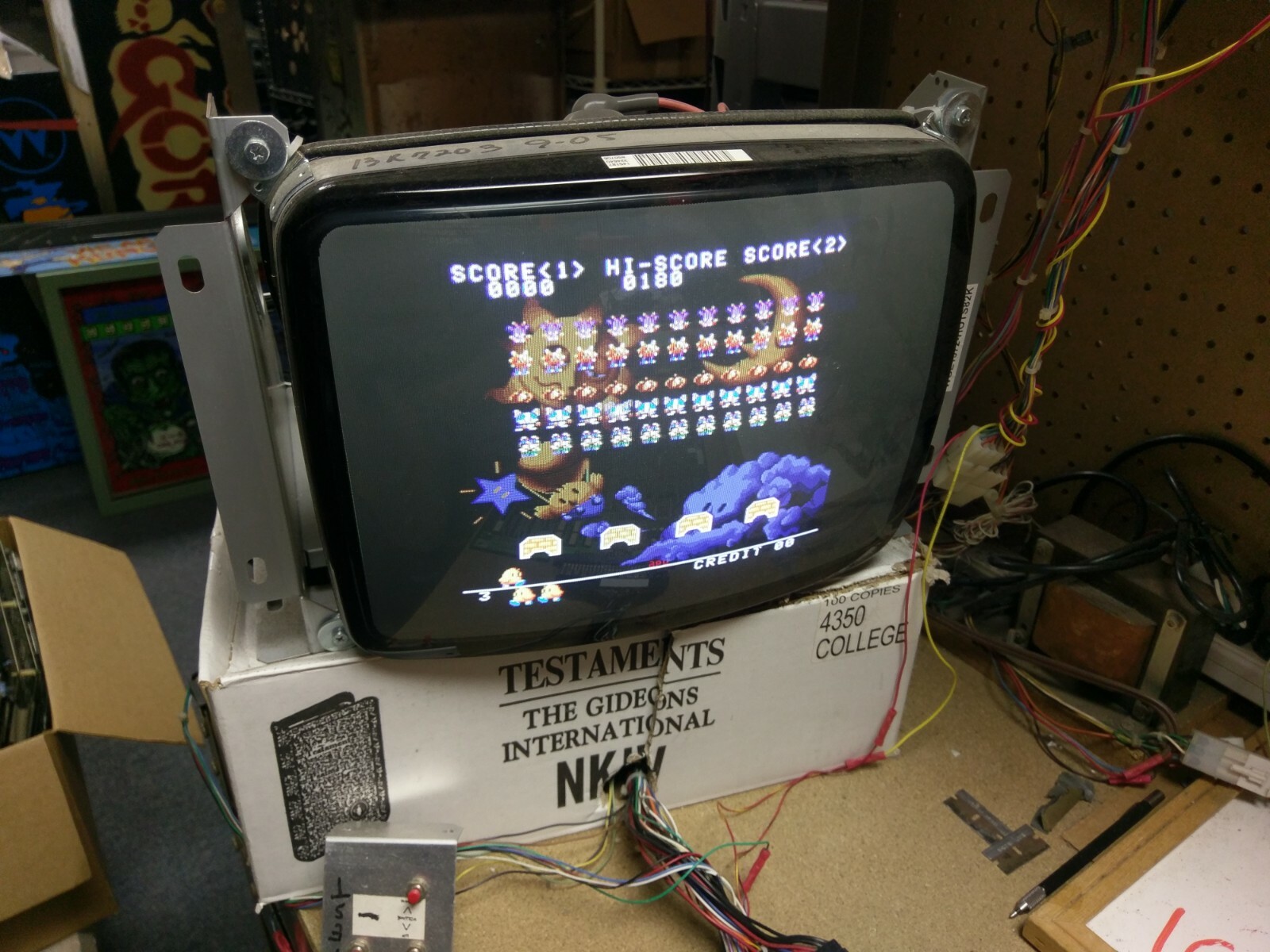 SPACE INVADERS DX Japanese vers. 1993 Taito -NOS Guaranteed JAMMA ...